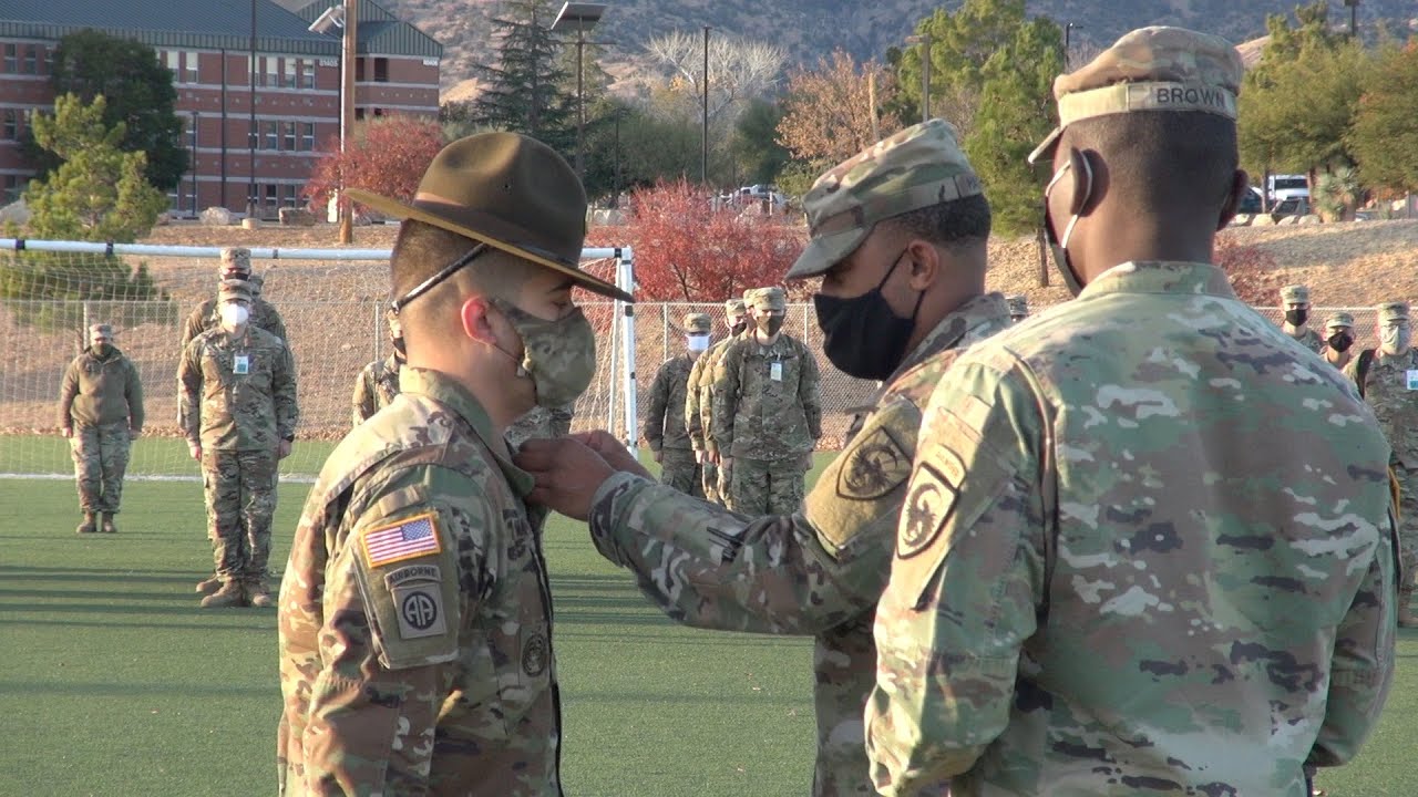 Fort Report Combat Action Badge Awarded - YouTube