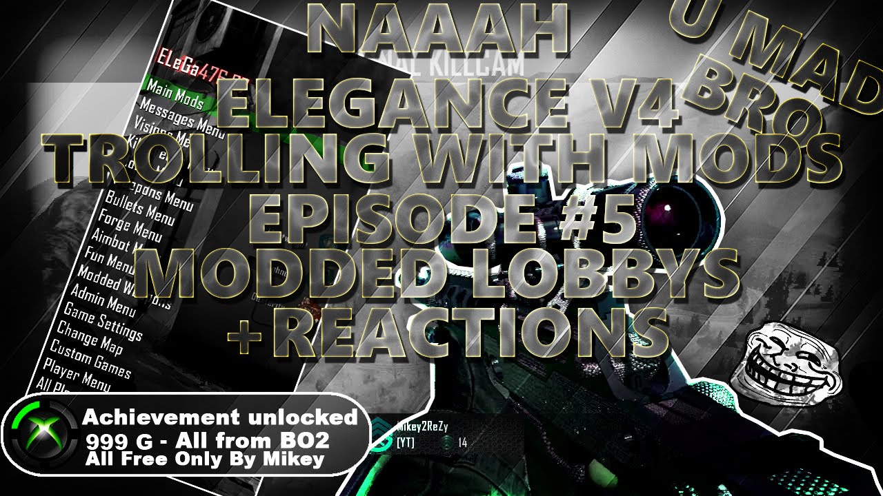 Call Of Duty Black Ops 2 - Trolling WITH MODS #5 - YouTube