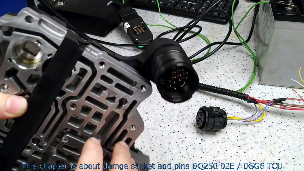 Naprawa gniazda & pinów sterownika komputera / repair pins & socket ...