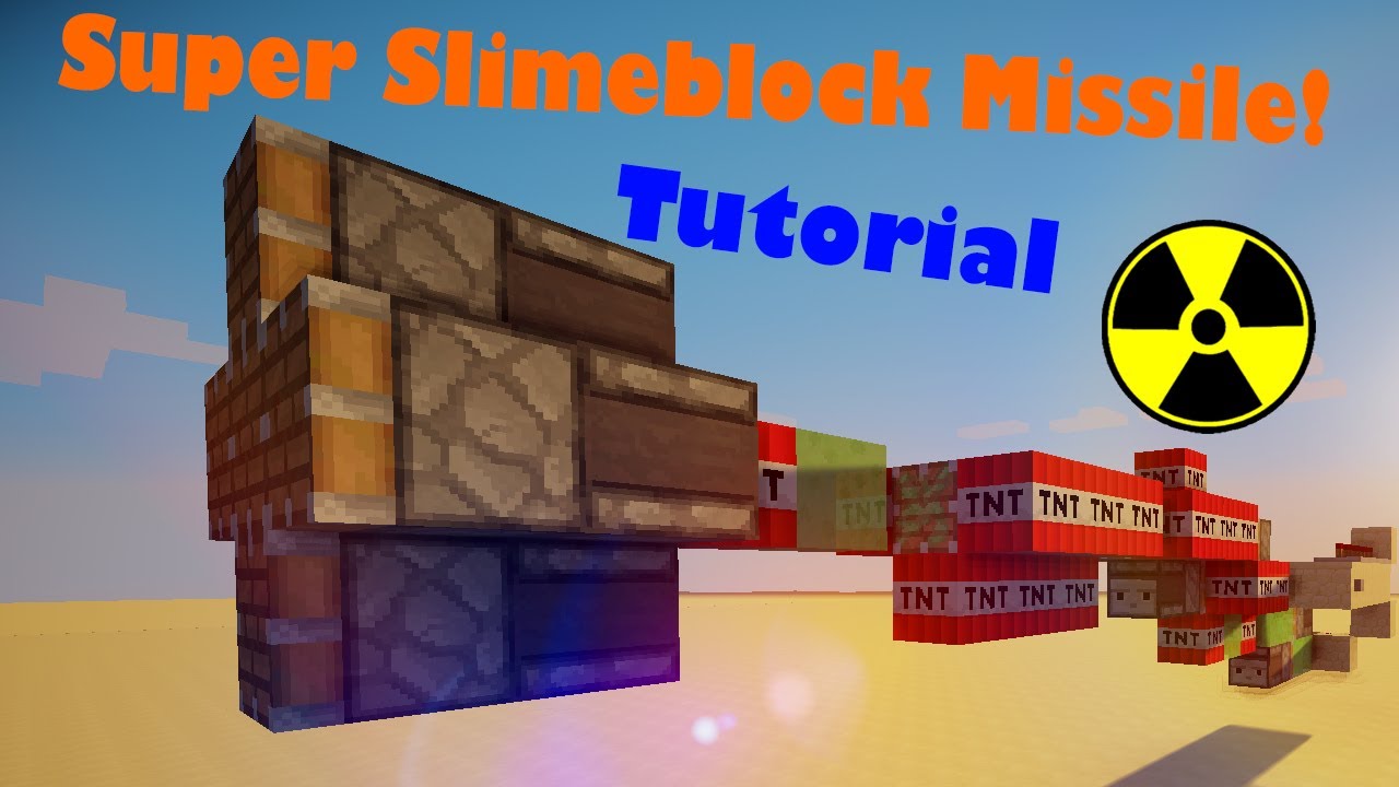 Super Slimeblock Missile Tutorial | Minecraft 1.11+ - YouTube