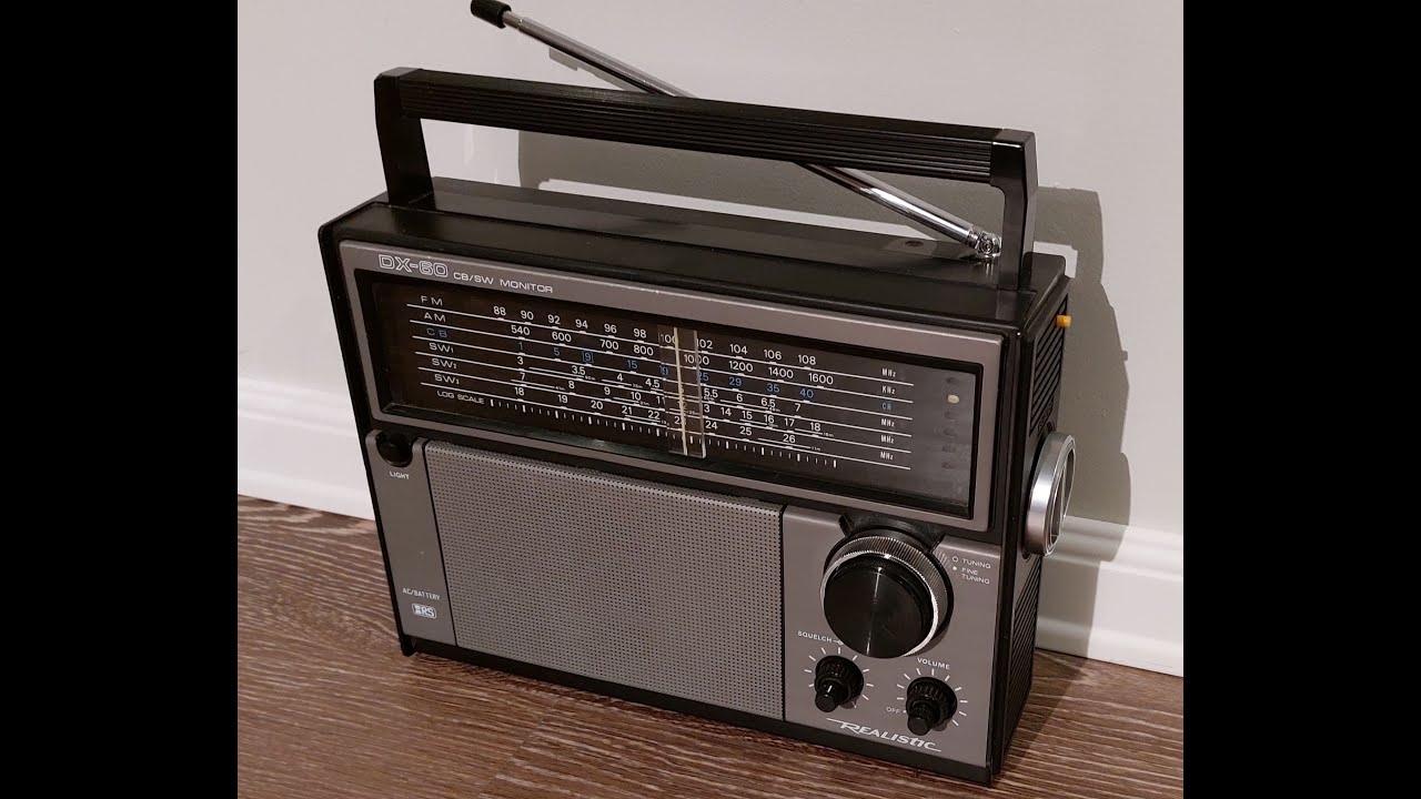 SOLD it on ebay: RARE Realistic model DX-60 12-764 CB/SW MONITOR AM FM ...