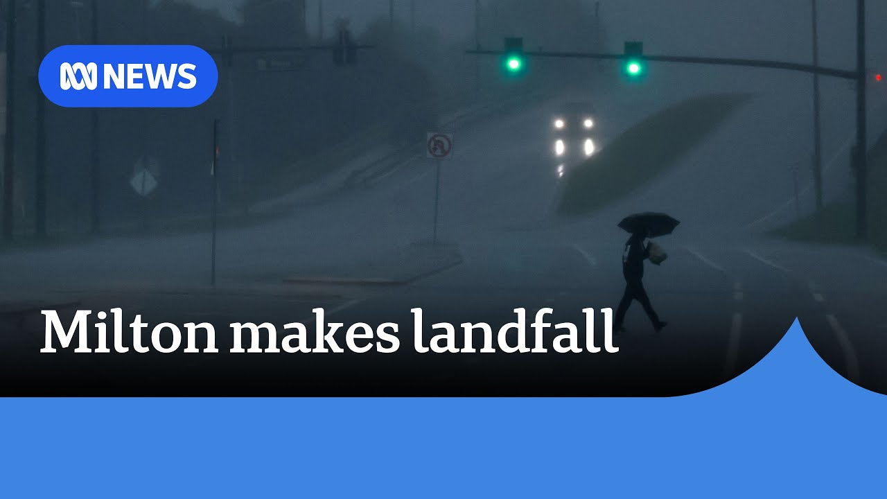 Deadly Hurricane Milton makes landfall on Florida's west coast | ABC ...