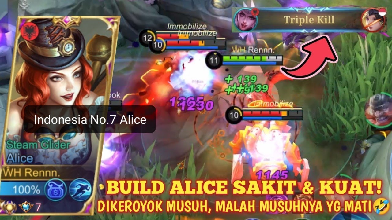 BUILD ALICE TERSAKIT DAN TERKUAT 2022 | ALICE MIDLANER ENAK BANGET ...
