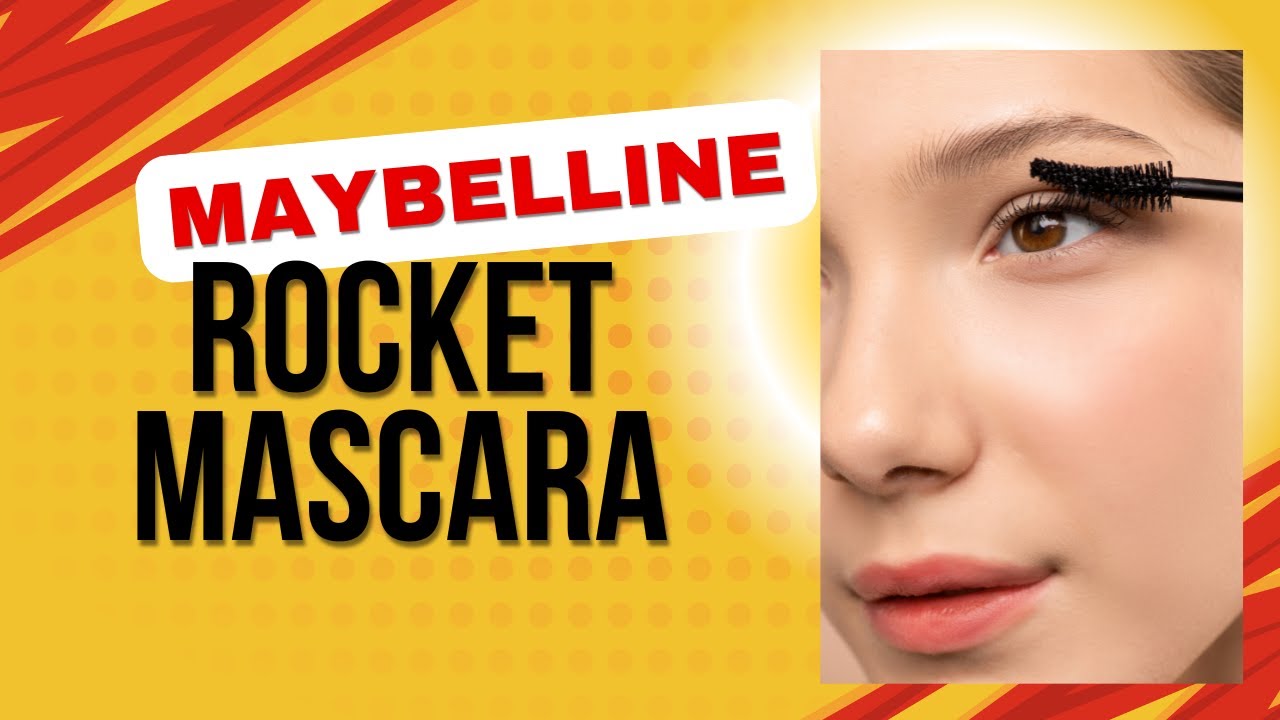 Maybelline Rocket Mascara: Waterproof Express Volume & Very Black - YouTube