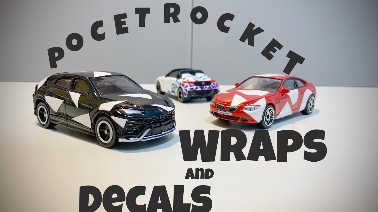 How to make Custom decals/wraps for your Diecast car! - YouTube