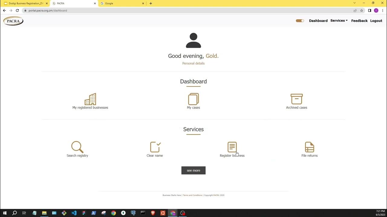How to register a business online in Zambia PACRA portal 2023 - YouTube