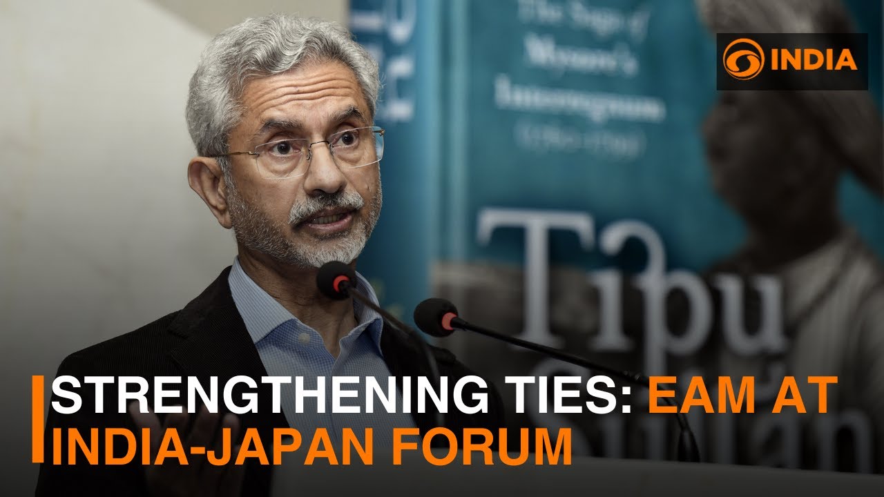 EAM highlights the growing collaboration between India and Japan at the ...