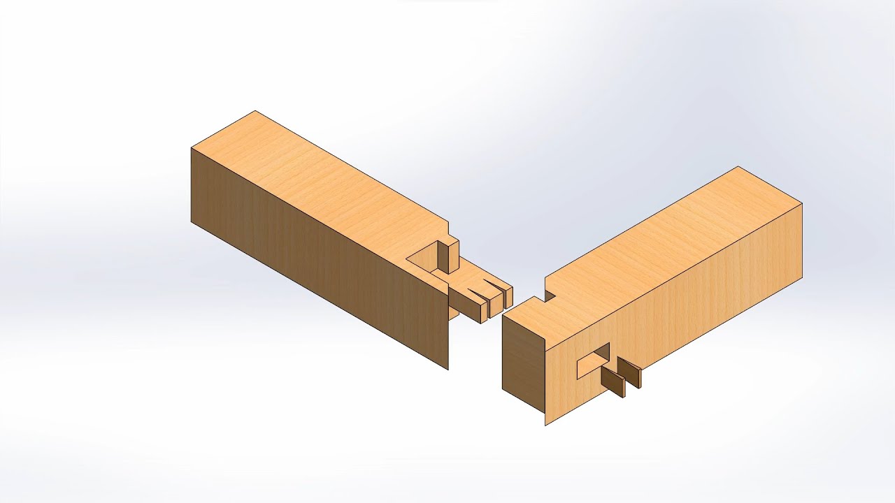 Woodworking, Japanese Joinery. Sumidome Hozo Sashi Tongue and Groove ...