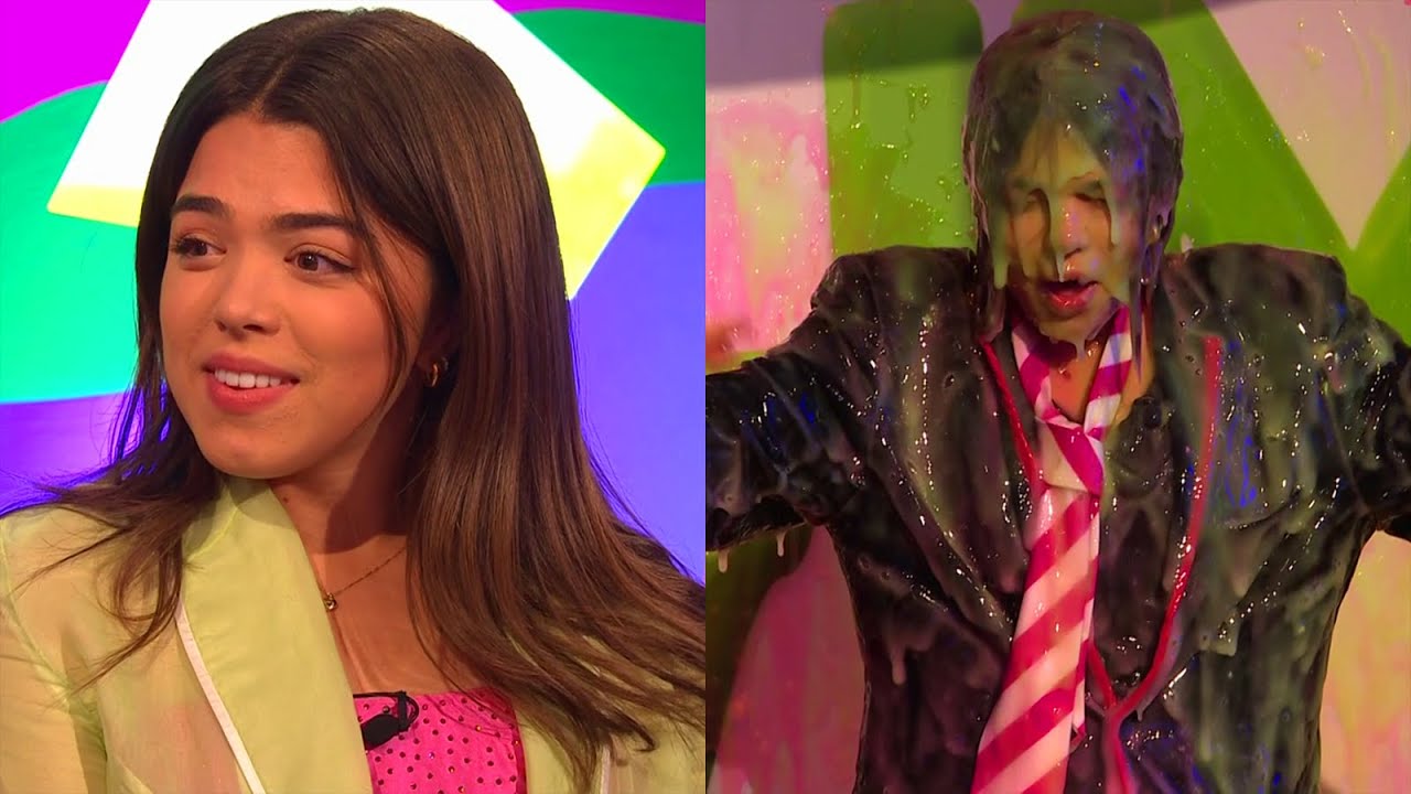 Alexandra Chaves gets Gunged on Saturday Mash-Up! - YouTube
