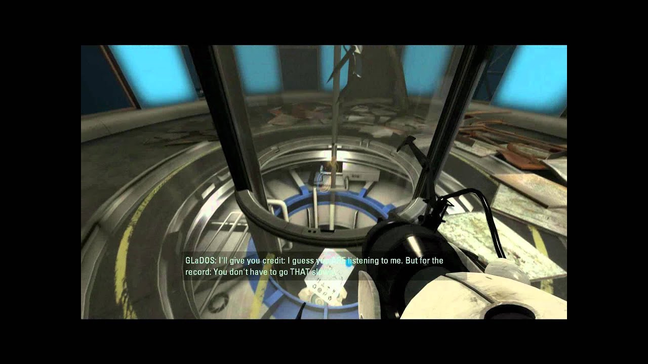 Portal 2 playthrough Chapter 2 - The Cold Boot - YouTube