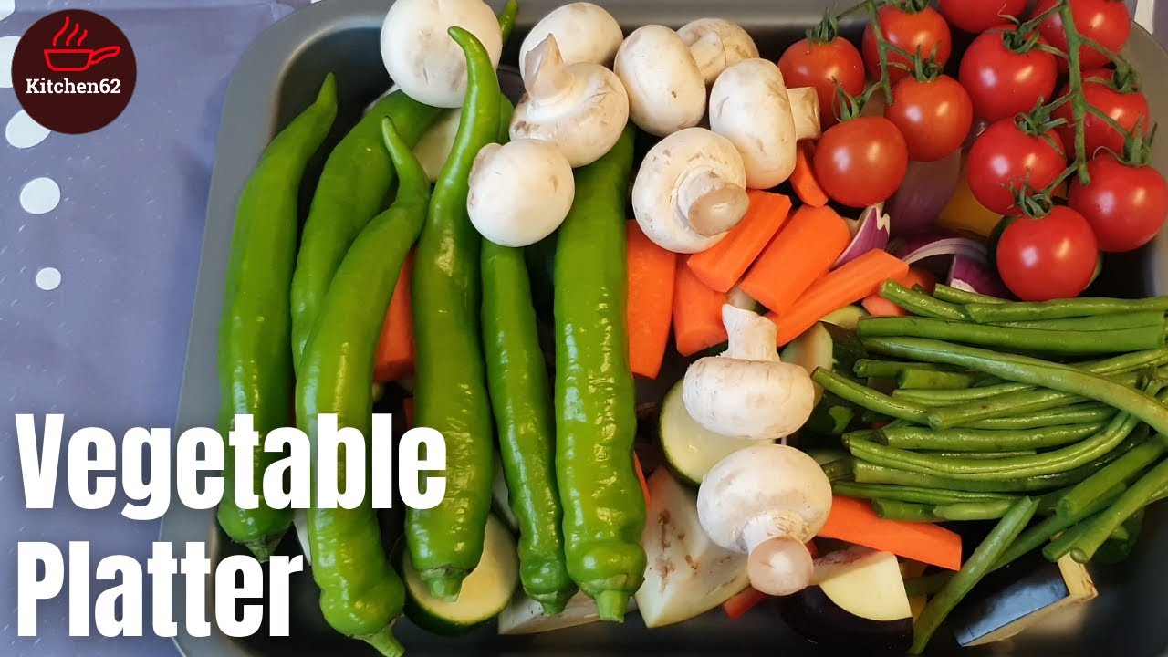 Mixed Vegetable Platter | How to make Grilled Vegetables at home ...