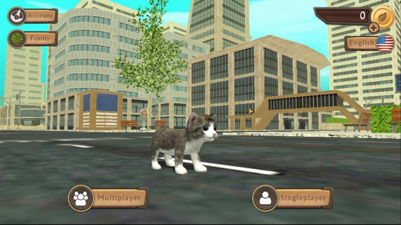 Cat Sim Online: Play with Cats Android Gameplay Ep-1 3D world! - YouTube
