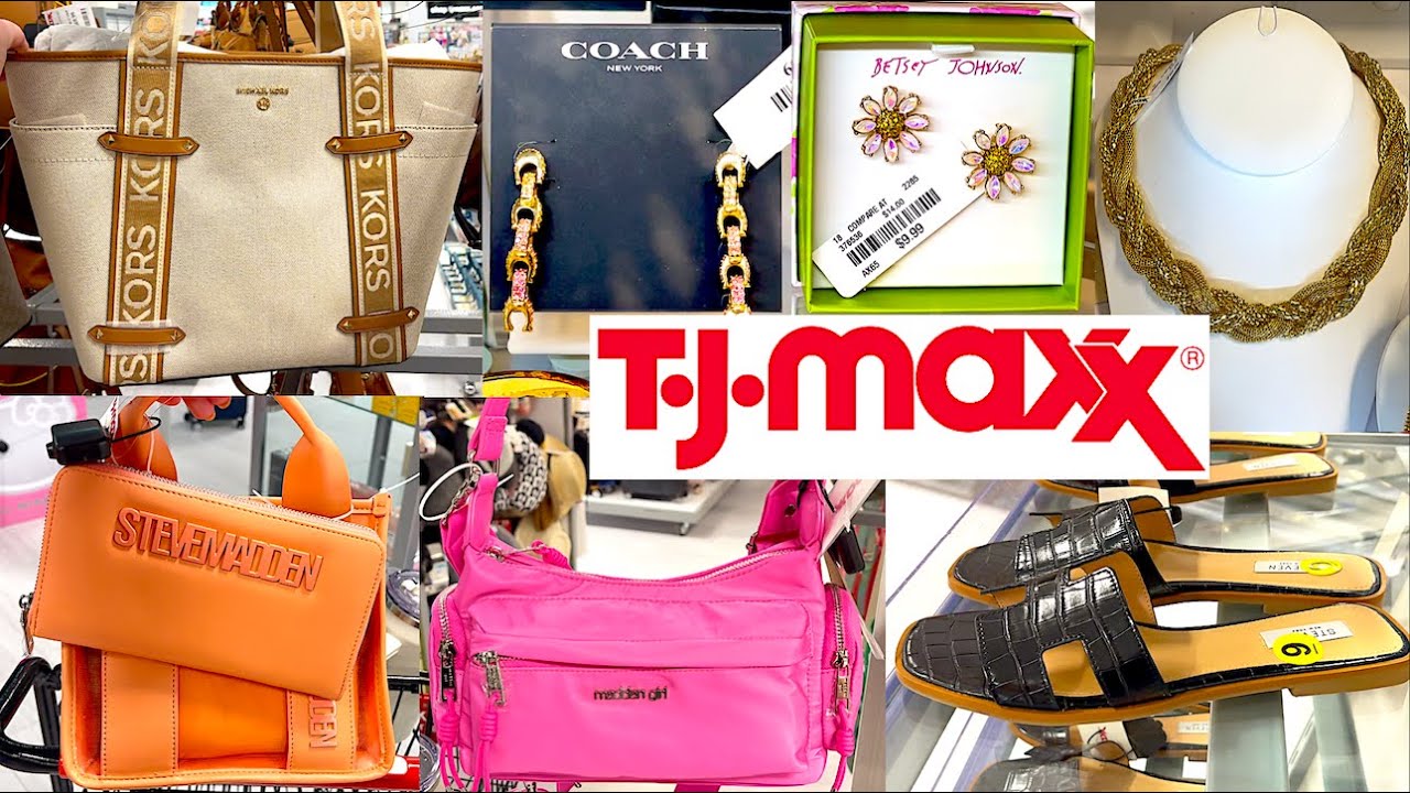 TJ MAXX SHOP WITH ME 2024 | DESIGNER HANDBAGS, SHOES, JEWELRY, NEW ...