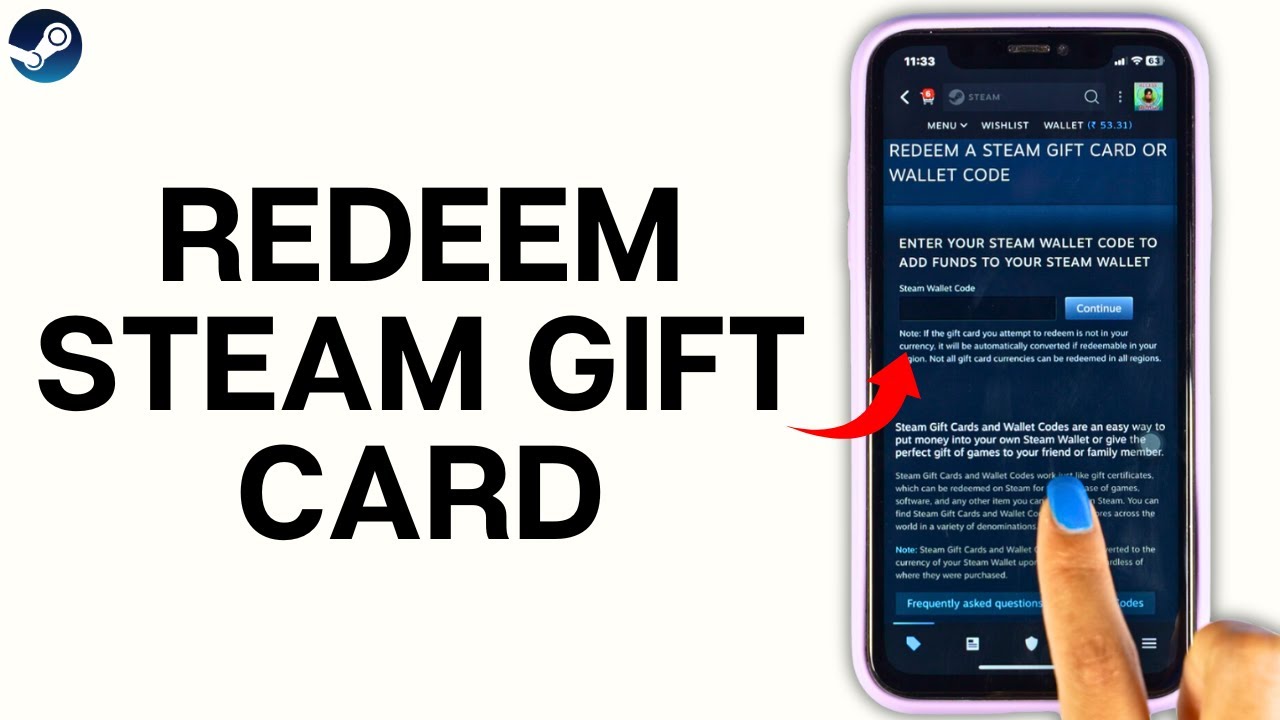How To Redeem Steam Gift Card Online? - YouTube
