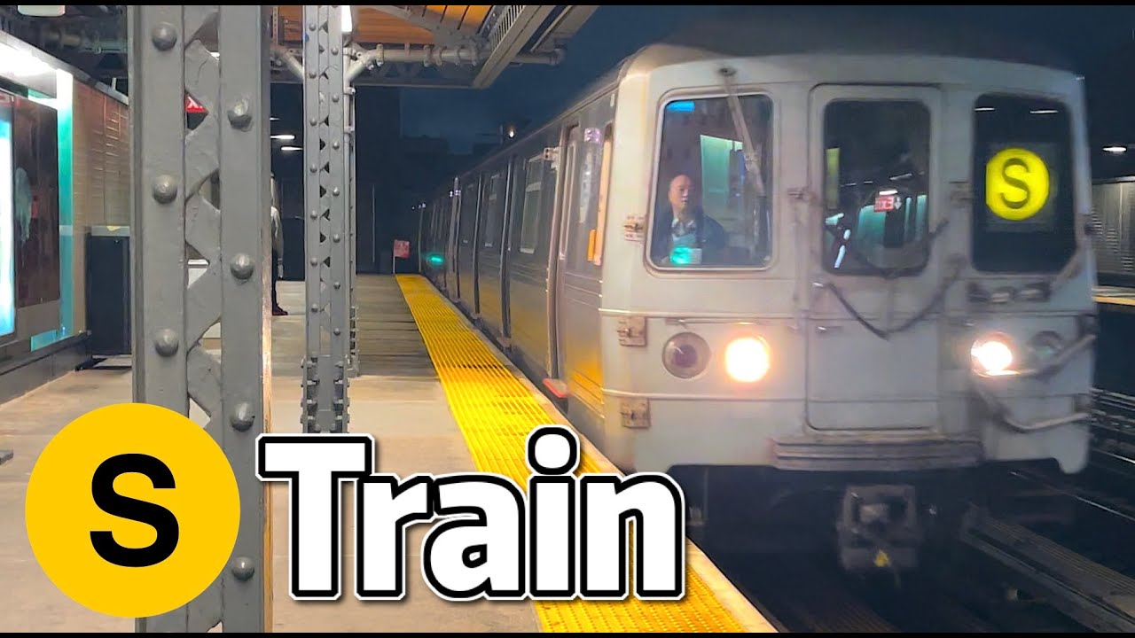 ⁴ᴷ⁶⁰ R46 Yellow S Train Laying up to City Hall Yard - YouTube