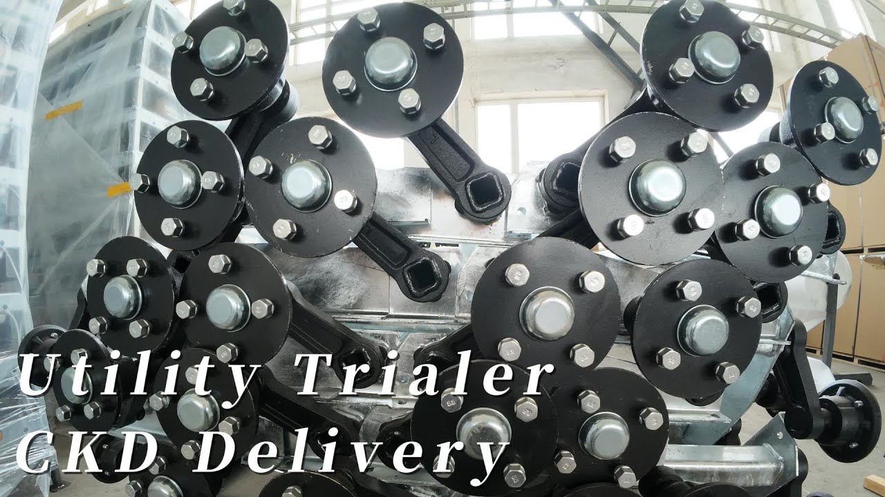 CKD trailer loading in container - YouTube