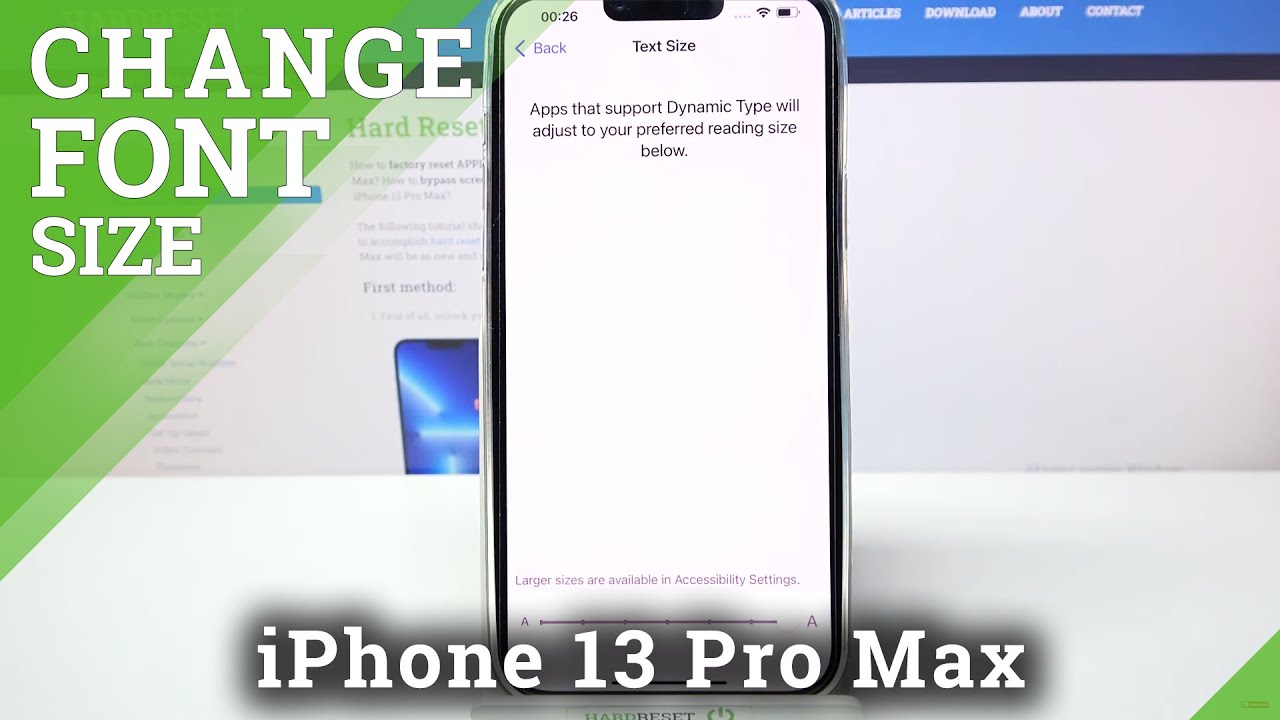 How To Change Font Size On IPhone 13 Pro Max Resizing APPLE Fonts How To Change Font Size On IPhone 13 Pro Max Resizing APPLE Fonts