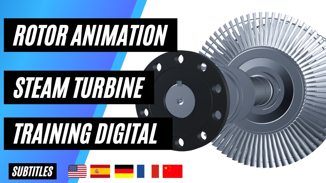STEAM TURBINE ROTOR ANIMATION - YouTube