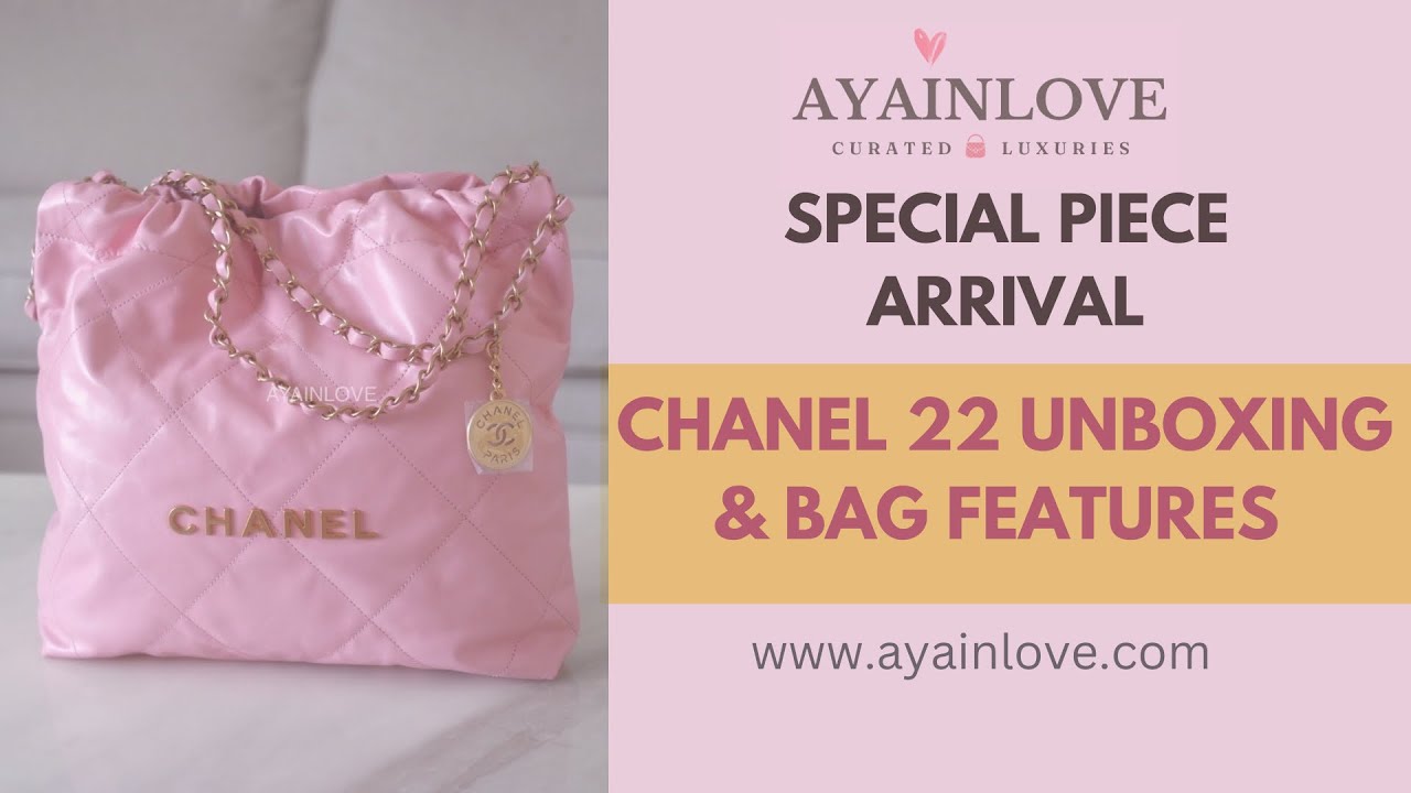 CHANEL 22 Small Size Bag Features plus Unboxing | Ayainlove - YouTube