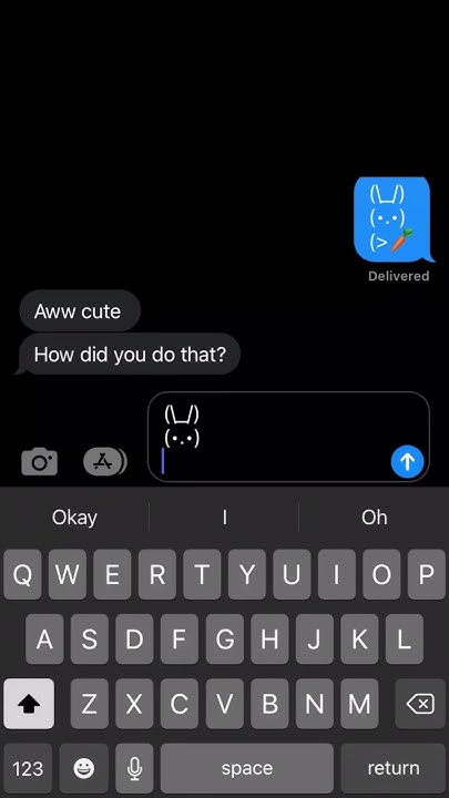 How to make a bunny on your keyboard!! #shorts #cute #rabbit #keyboard ...