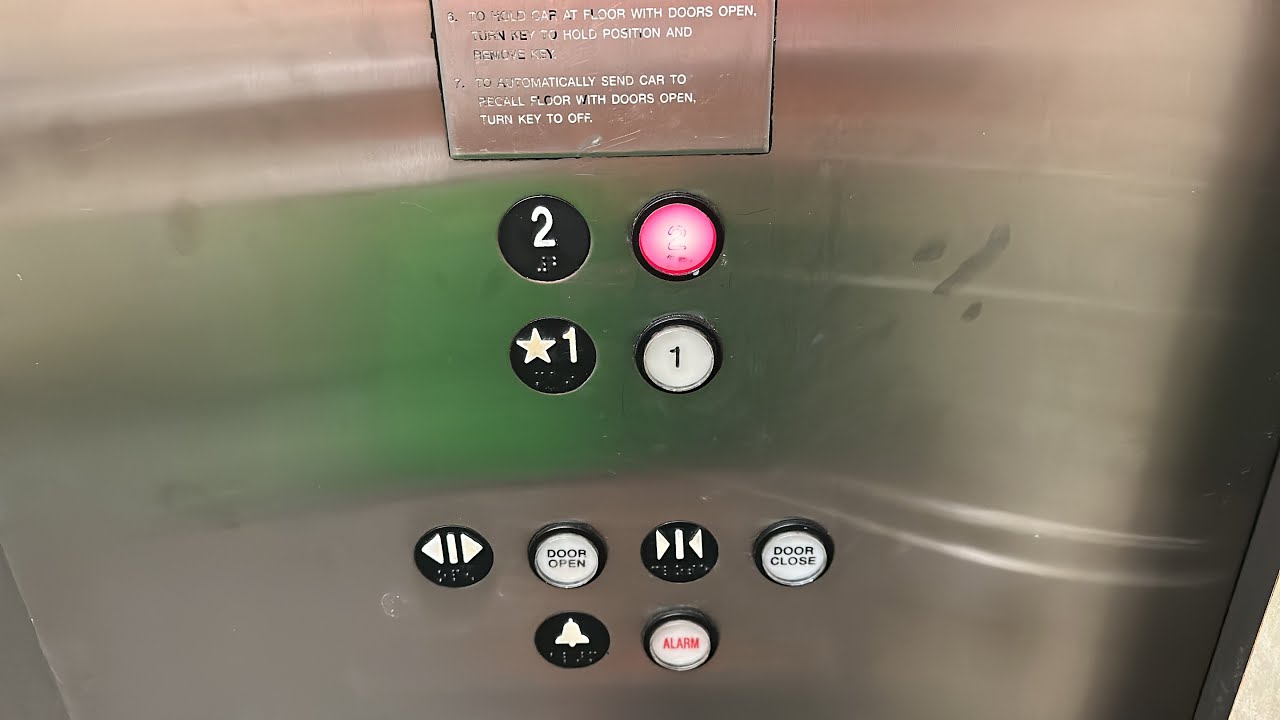 Schindler 300A Elevator @ West Concourse Bridge- Orange County ...