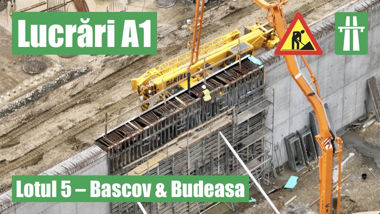 [05 APR 2023] Lucrari A1 – Lotul 5, Bascov & Budeasa - YouTube