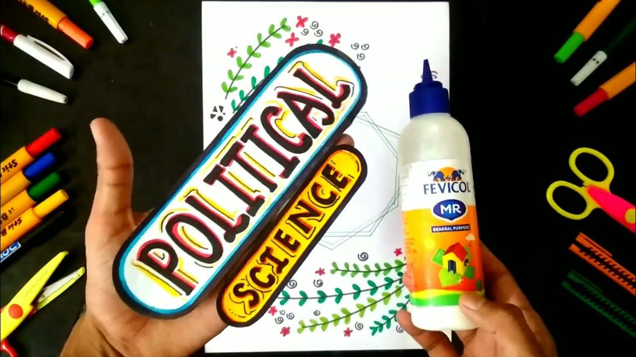 Political Science Project Front Page Design | Political Science Project ...