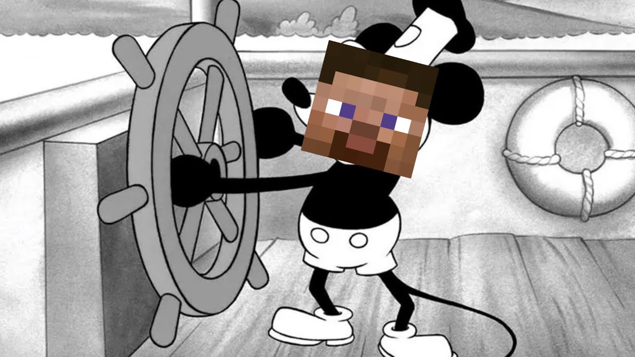 Steamboat Willie but its Minecraft - YouTube
