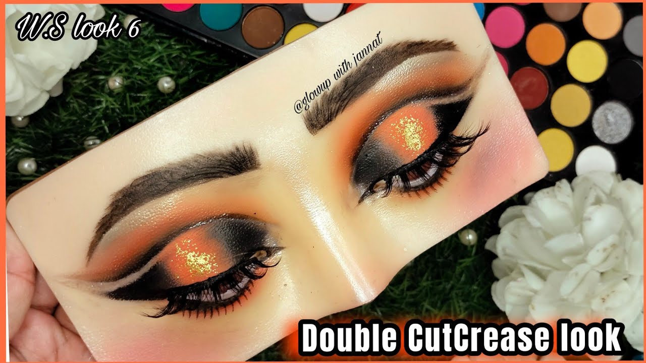 How to: Step-by-Step double cut Crease eyemakeup | Hooded eyes ...