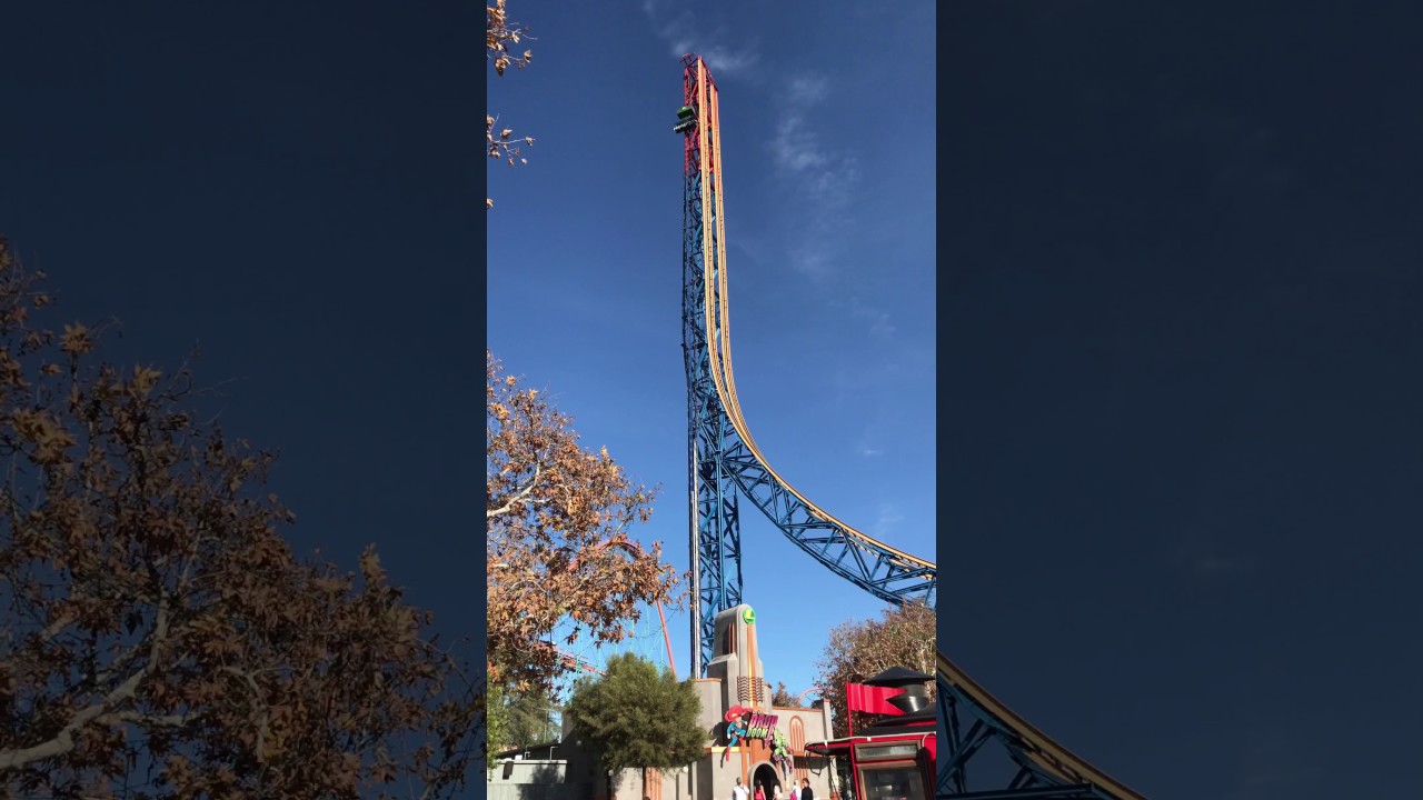 Lex Luthor: Drop of Doom Six Flags Magic Mountain Off Ride #shorts ...
