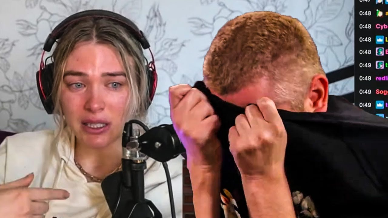 Crew Breaks Down Laughing during QTCinderella's emotional video - YouTube