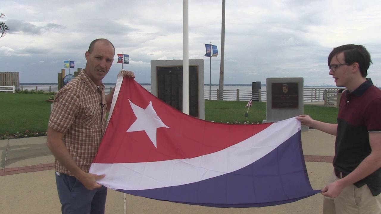 New NJ flag challenge winner is unfurled - YouTube
