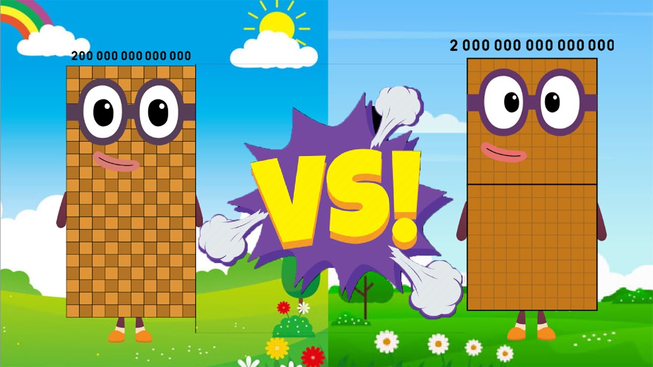 Numberblocks Band (100T-1Q) Vs (1Q-1Qn) But Numberblocks Music Video ...