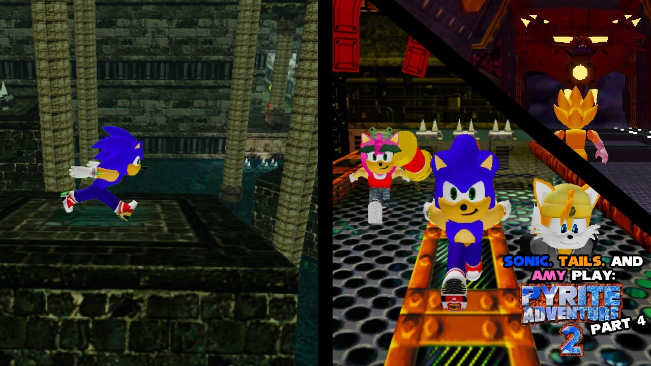 Sonic, Tails, and Amy play Pyrite Adventure 2: Part 4 (Roblox) - YouTube