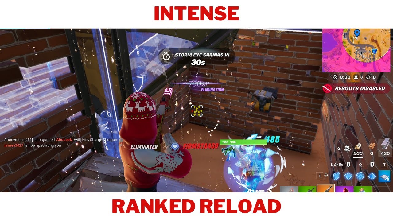 Intense Ranked Reload Gameplay 4k 160 FPS - YouTube