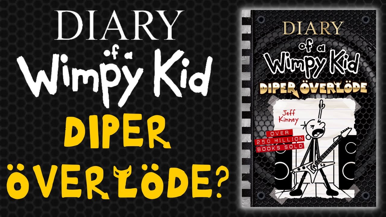 DIPER OVERLODE! Wimpy Kid Book 17 Cover Reveal and Drawing! - YouTube