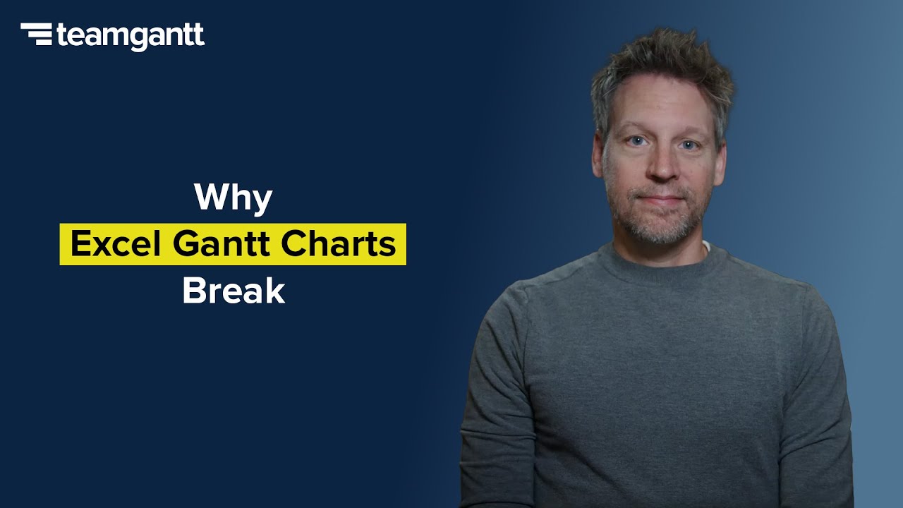 How to Fix Broken Excel Gantt Charts - YouTube
