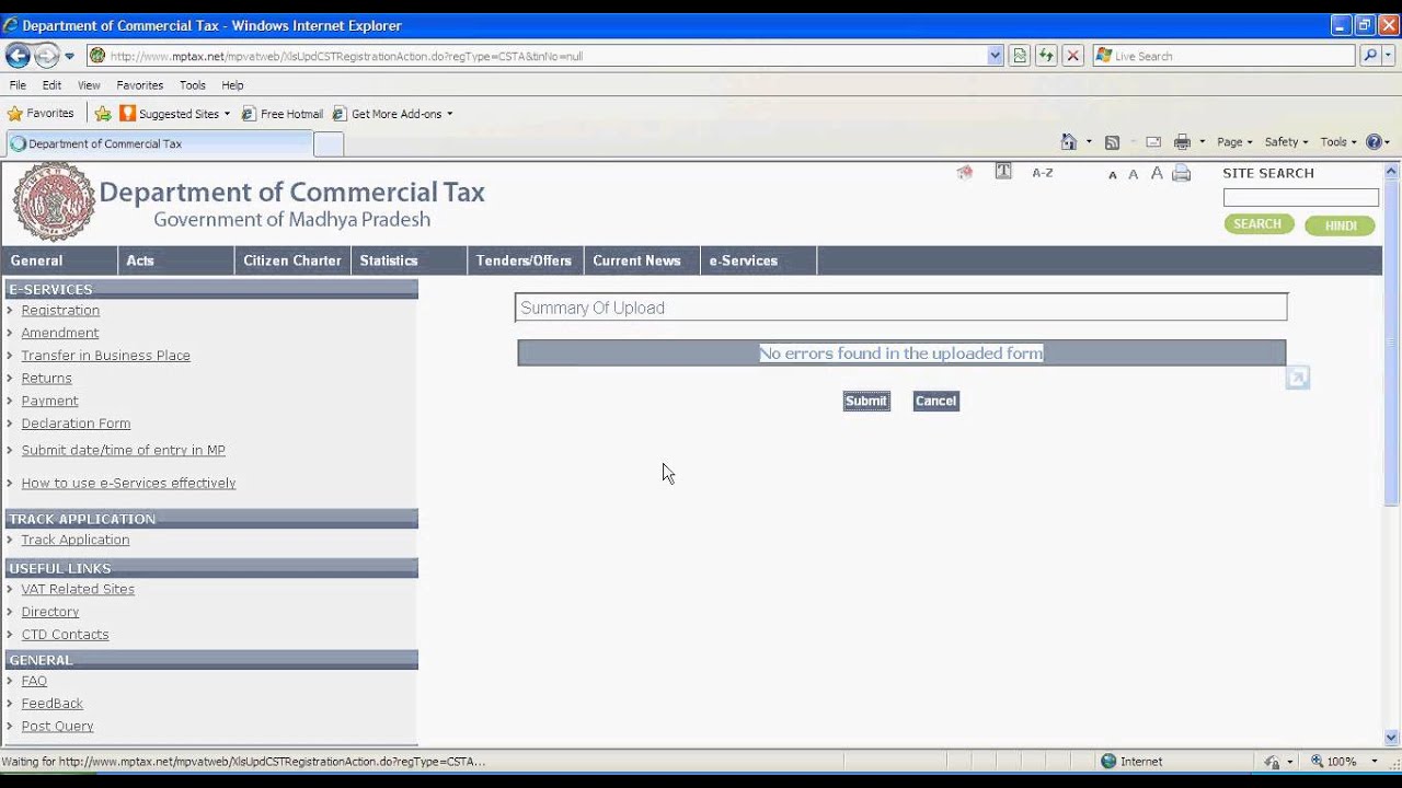 Procedure of Online Application for CST Registration - YouTube