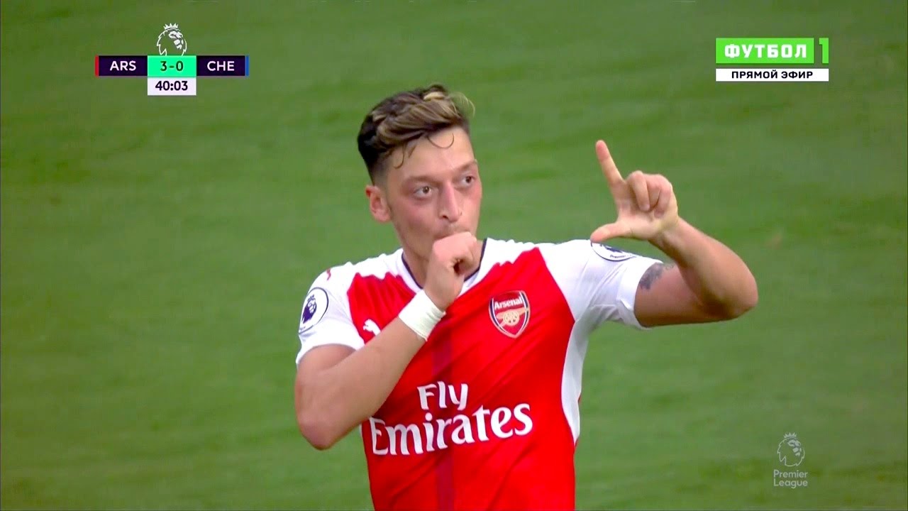 Mesut Özil vs Chelsea (Home) 16-17 720p HD By RobertoFirmino11x - YouTube