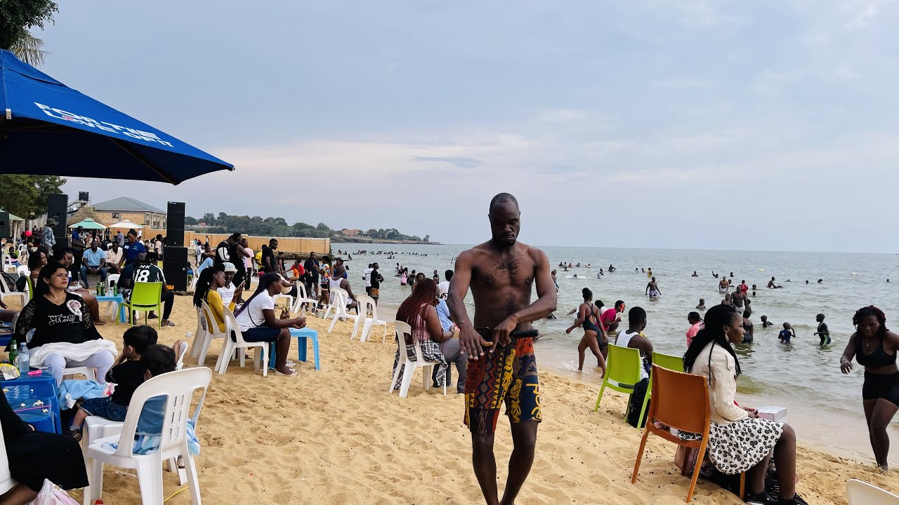 The Most Beautiful Beach In Uganda 🇺🇬// Biggest Fish market // Beach ...