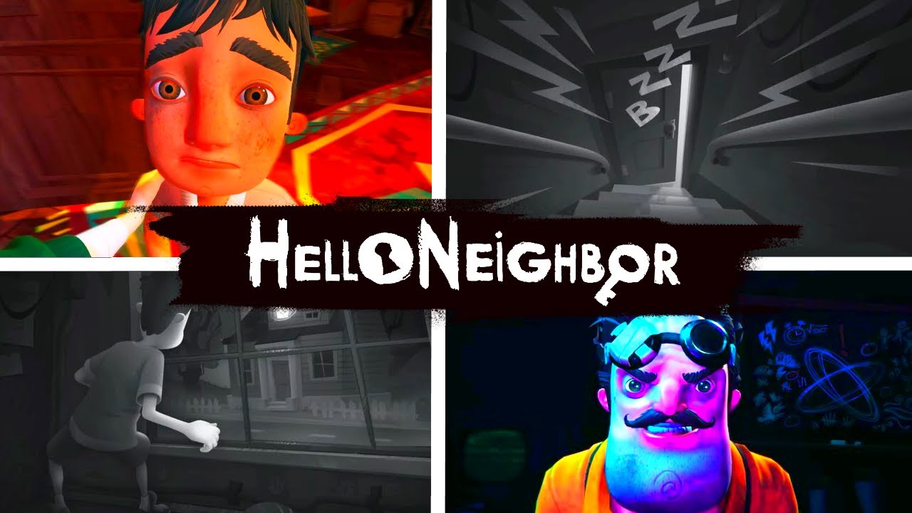 Hello Neighbor Franchise All Cutscenes (Chronological Order) | Hello ...
