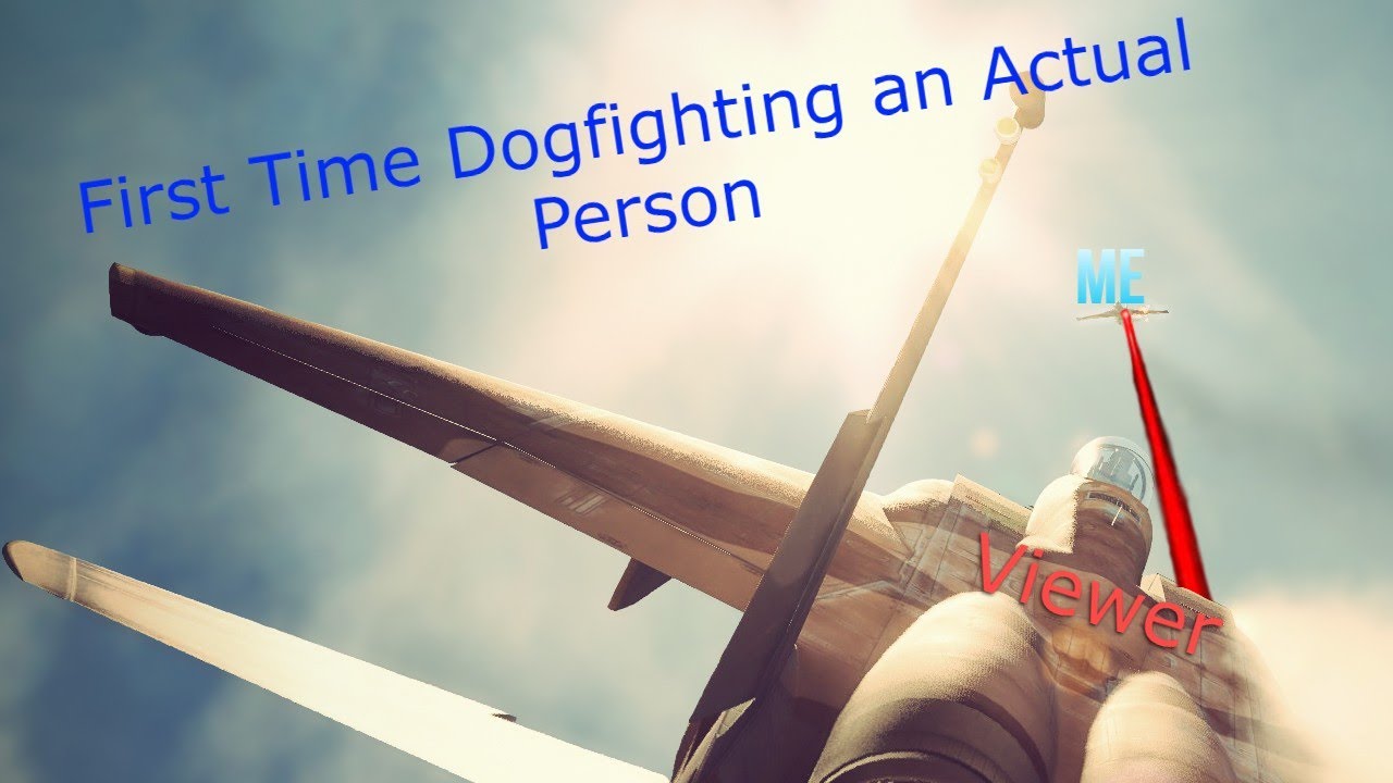 First dogfight with a person - YouTube