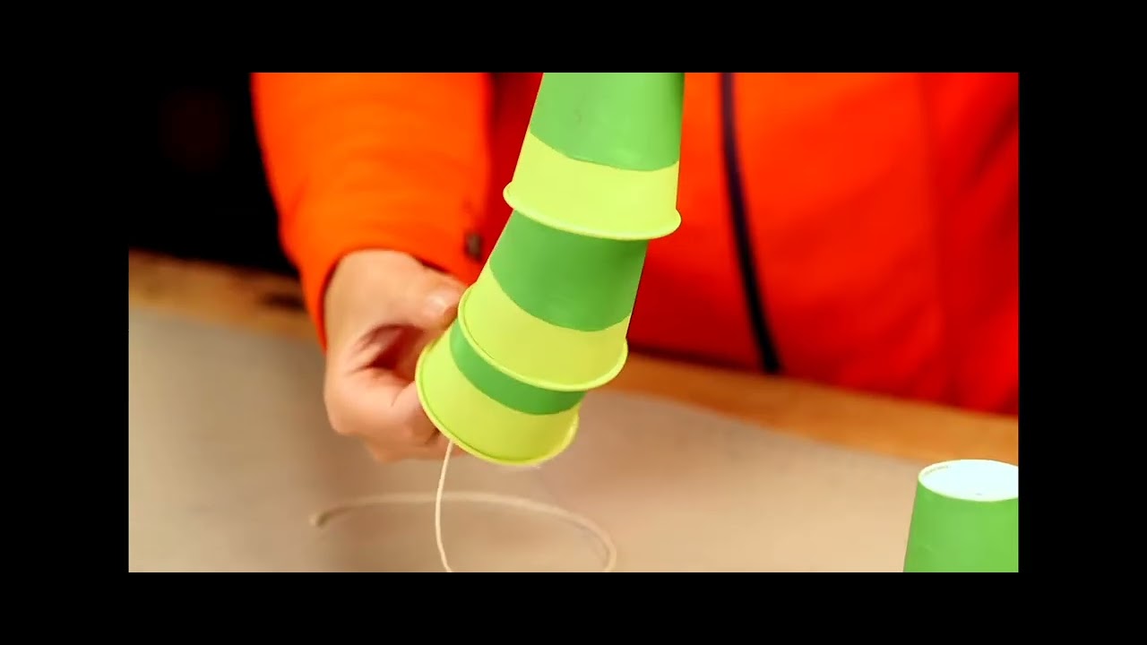 make a craft snake decoration cup and String 🐍 - YouTube