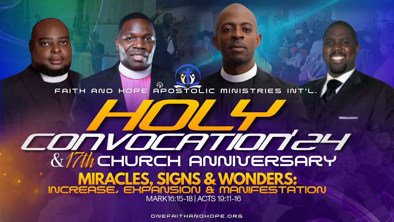 Holy Convocation'24 | Freedom Night 8/16/24 - YouTube