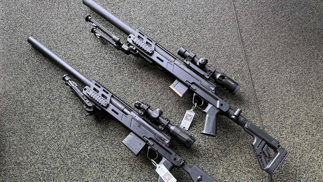 B&T SPR86 Integrally Suppressed 8.6 Blackout Sniper Rifle. #B&T #SPR86 ...