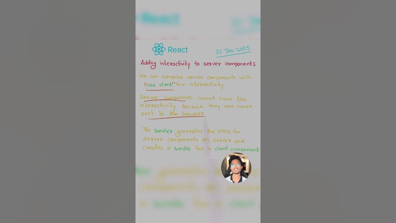Adding interactivity to the React Server Components - YouTube