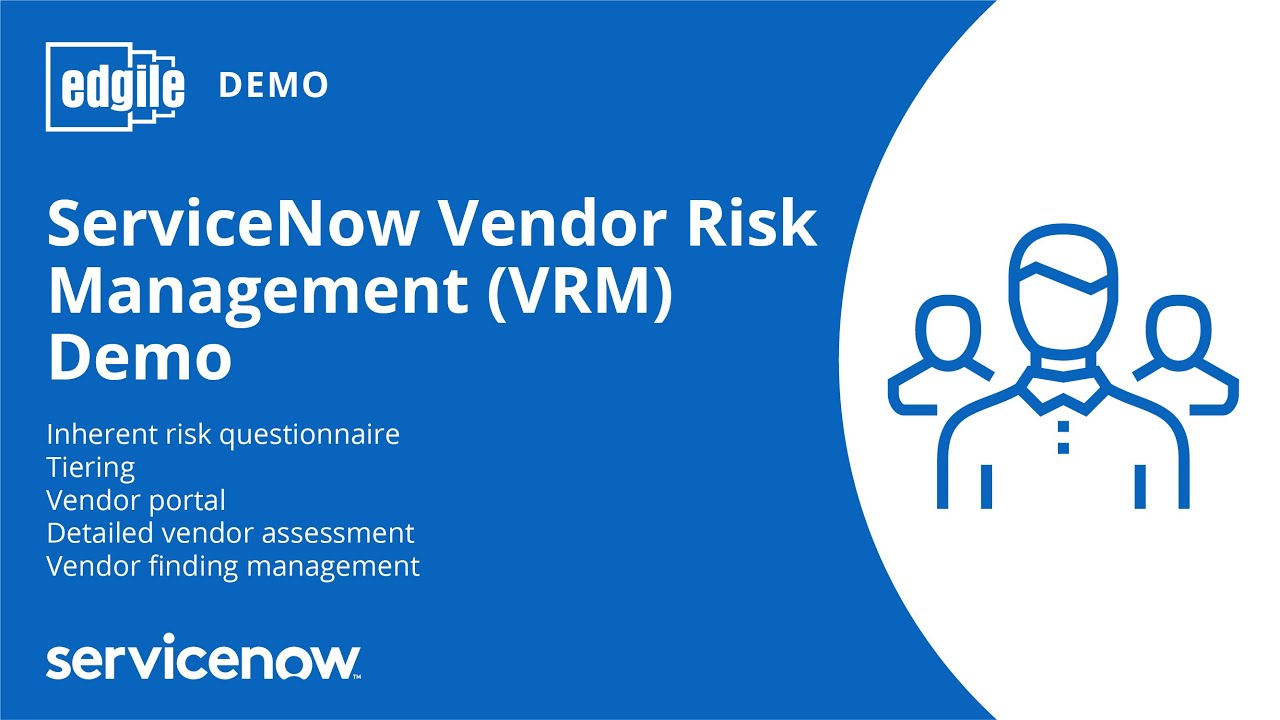 ServiceNow Vendor Risk Management VRM Demo - YouTube