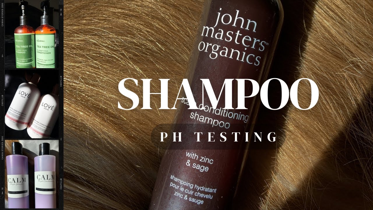 Testing my 9 Shampoo PH levels at home - YouTube