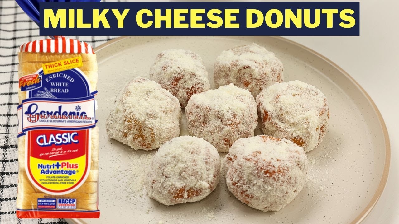 Cheesy Milky Donut | using GARDENIA - YouTube
