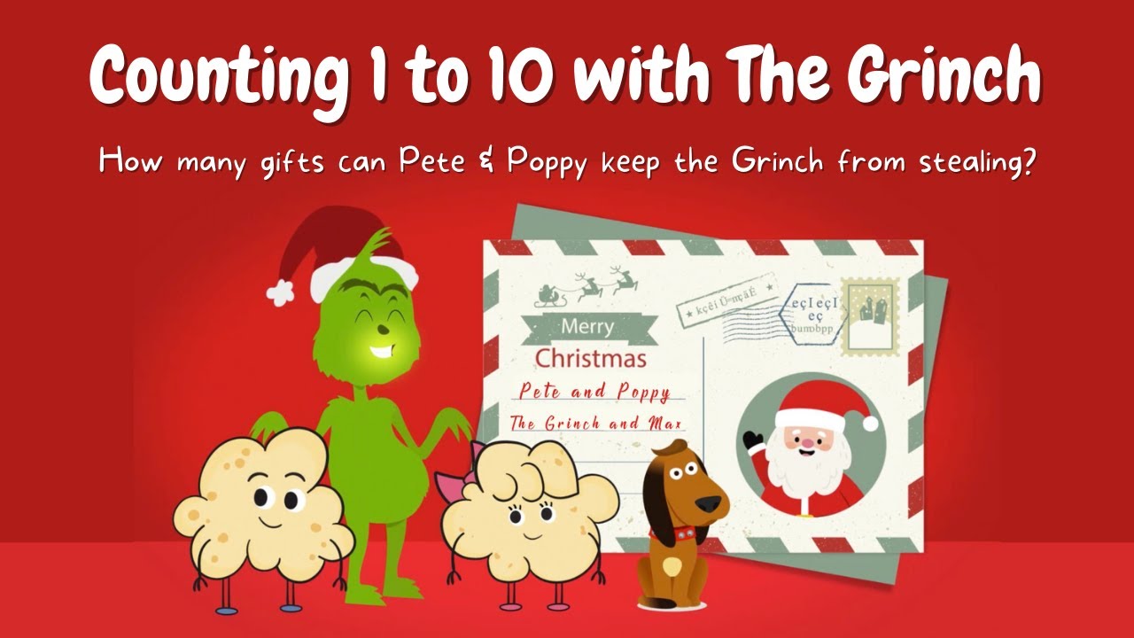 The Grinch Stole Christmas | Counting 1-10 | English Counting | The ...